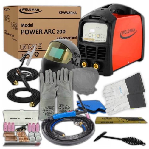 Weldman Power ARC 200 - set no.5 | MMA welding kits | Weldes