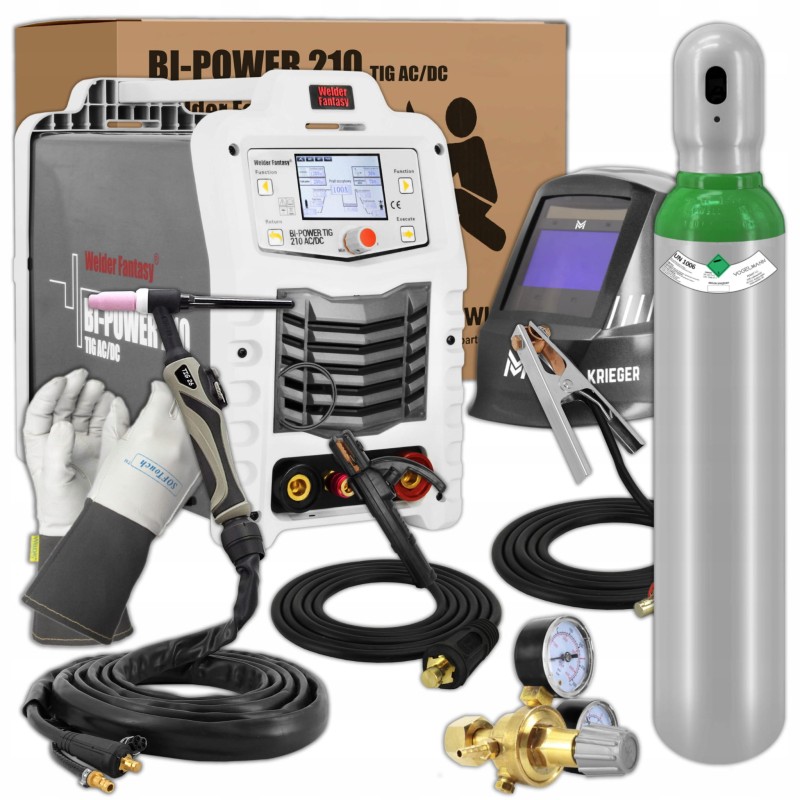 Welder Fantasy Bi-POWER 210 AC/DC TIG - welding set no.1 | TIG AC/DC ...
