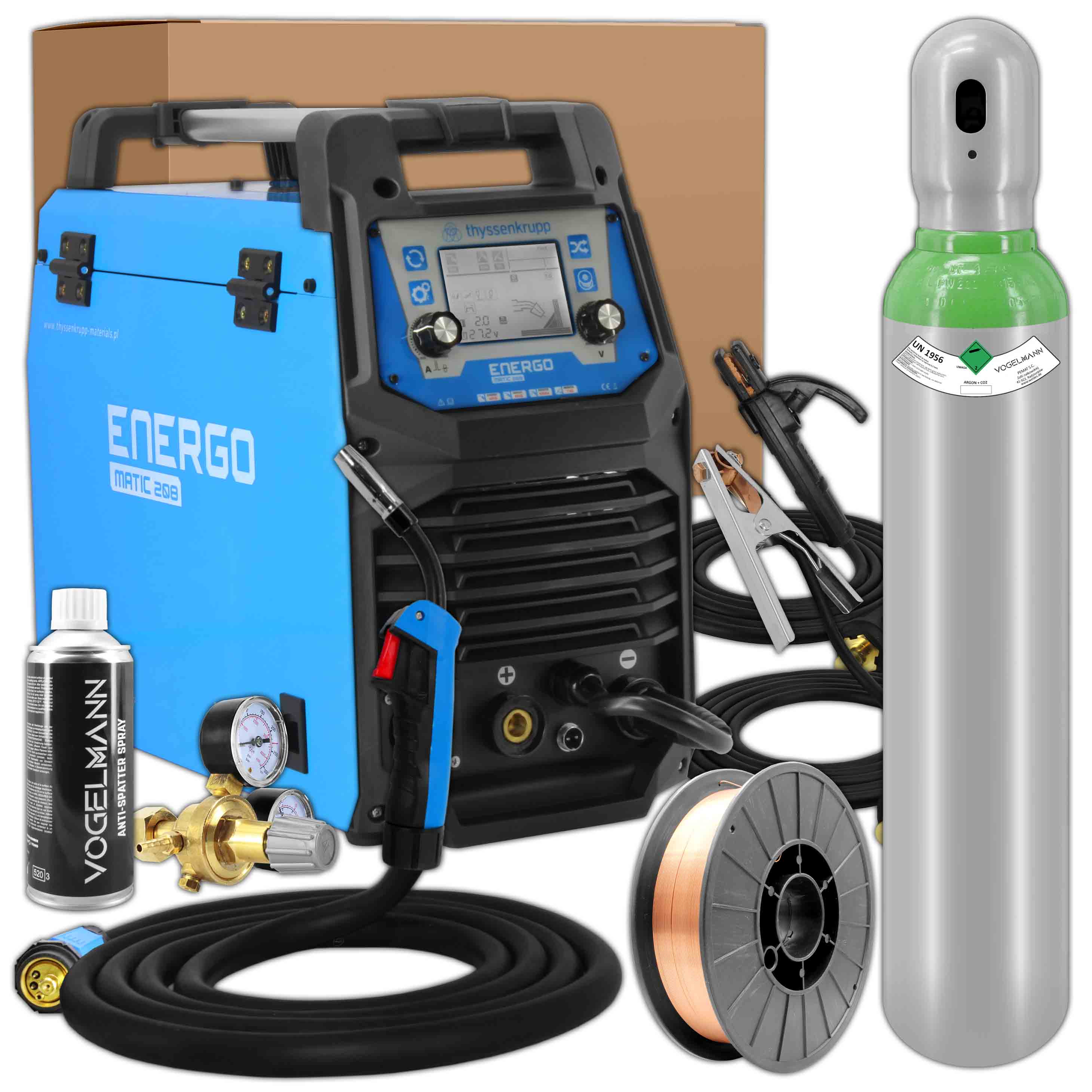 ENERGO MATIC 208 Thyssenkrupp Welder - welding kit no.1 | MIG/MAG ...
