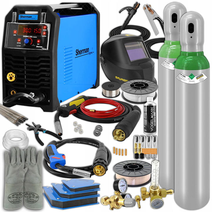 Sherman DIGIMIG 200 Synergic - welding set no.5 | MIG/MAG welding kits ...
