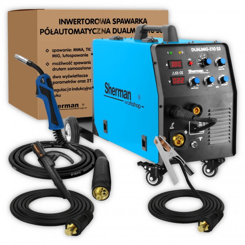 Sherman DualMIG 210 S3 Inverter welder | MIG/MAG welding machines | Weldes