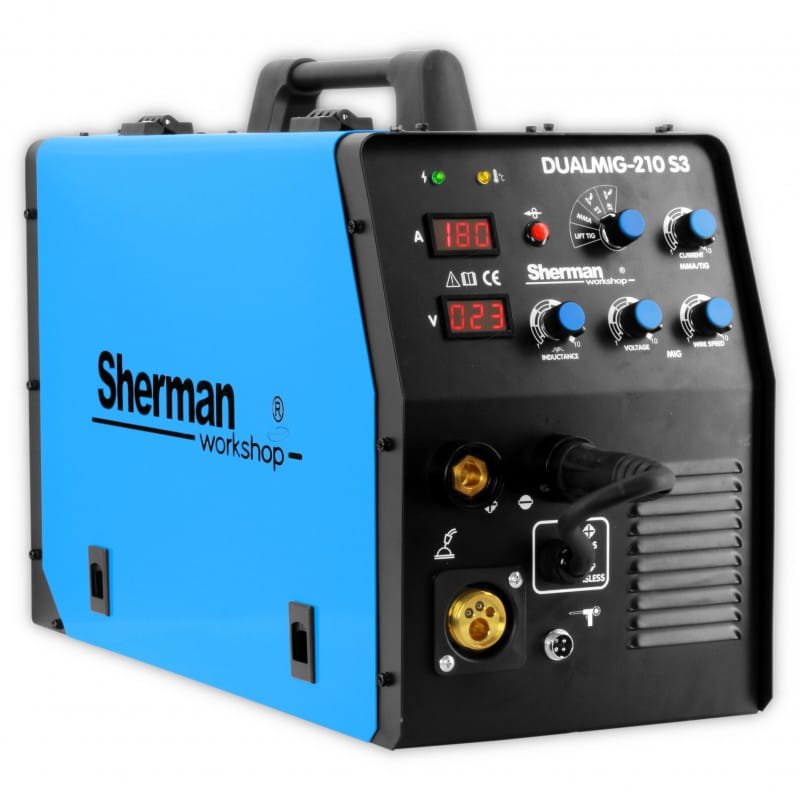 Sherman DualMIG 210 S3 Inverter welder | MIG/MAG welding machines | Weldes