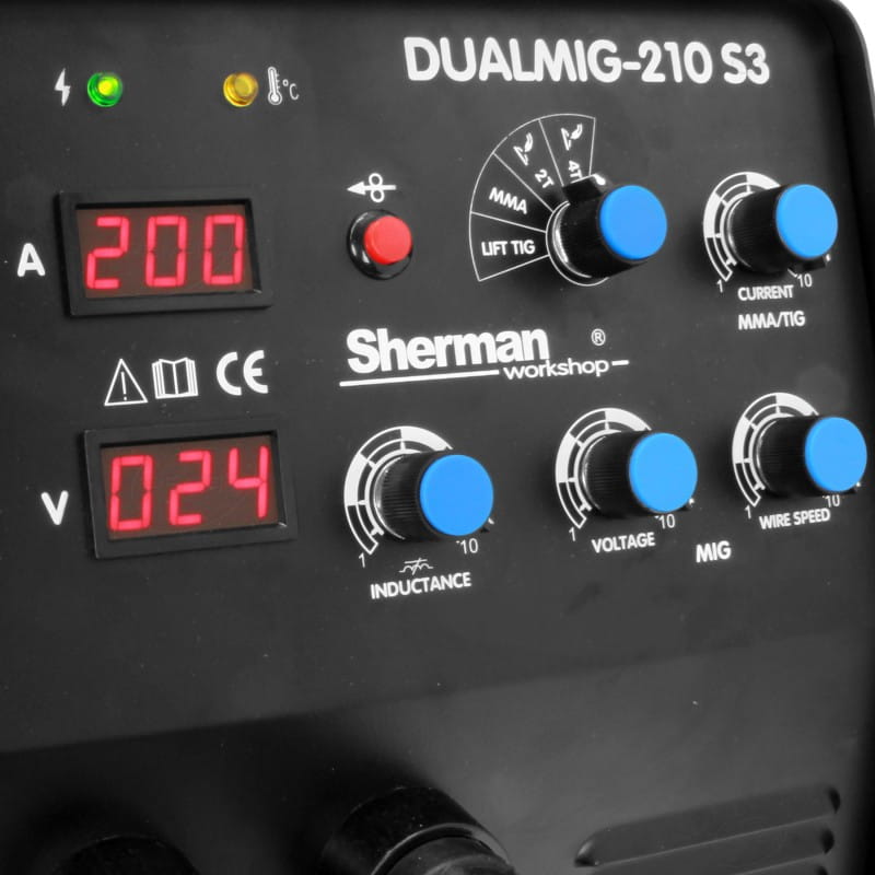 Sherman DualMIG 210 S3 Inverter welder | MIG/MAG welding machines | Weldes