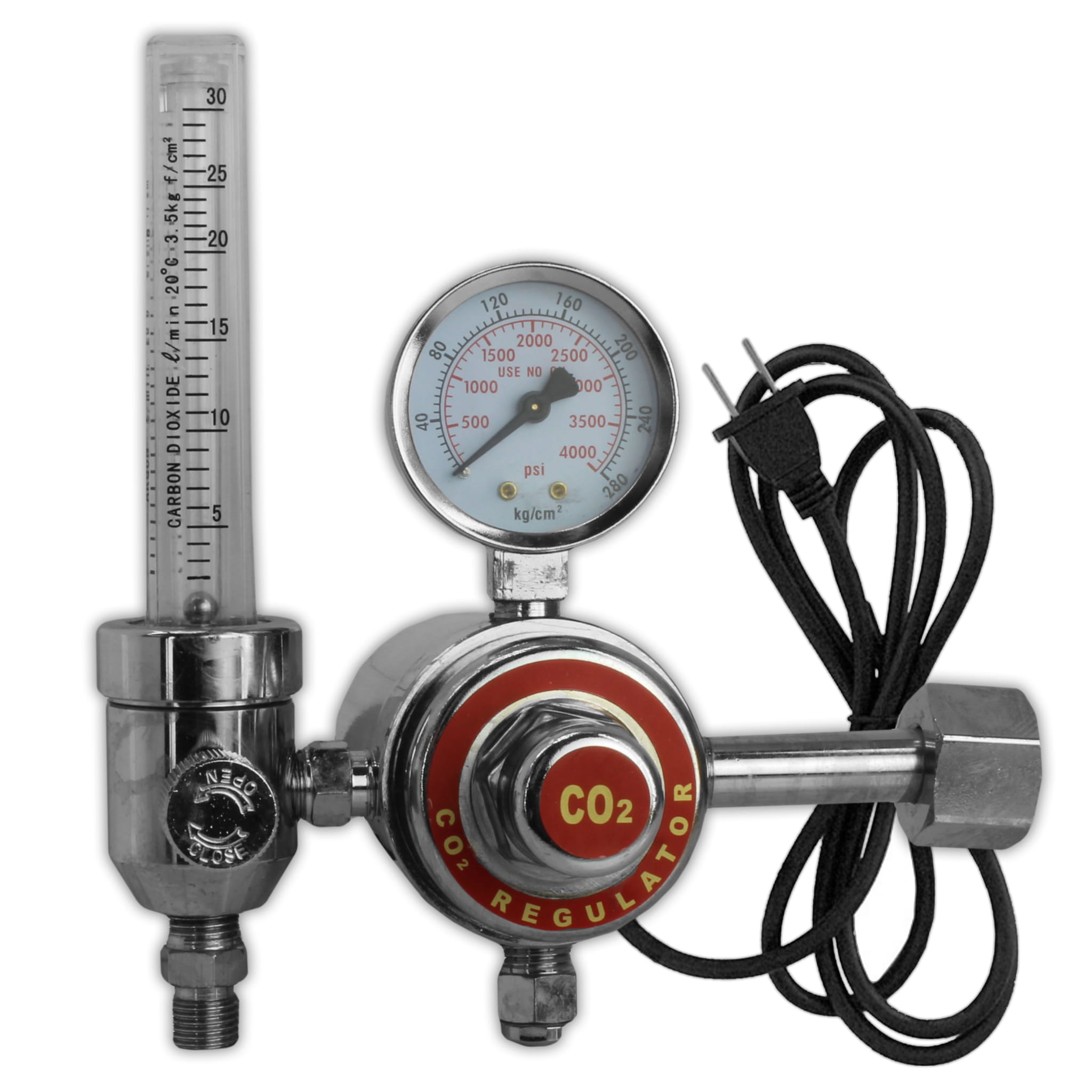 Regulator with rotameter and heater CH-258 36V | Gas regulators | Weldes